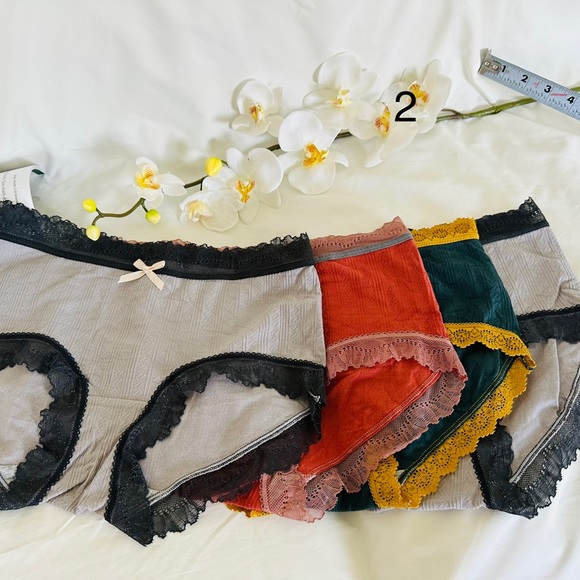 Intimates & Sleepwear | 4 Pcs Sexy Lingeries Stitching Lace Panties ...